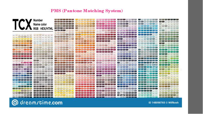 PANTONE PMS (Pantone Matching System)
