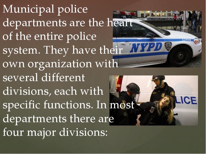 The Police of the USA