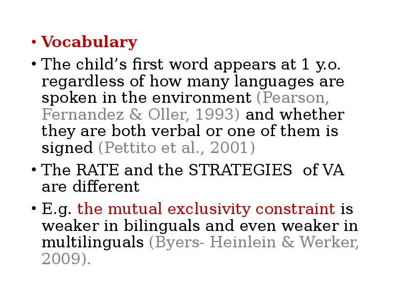 Bilingualism