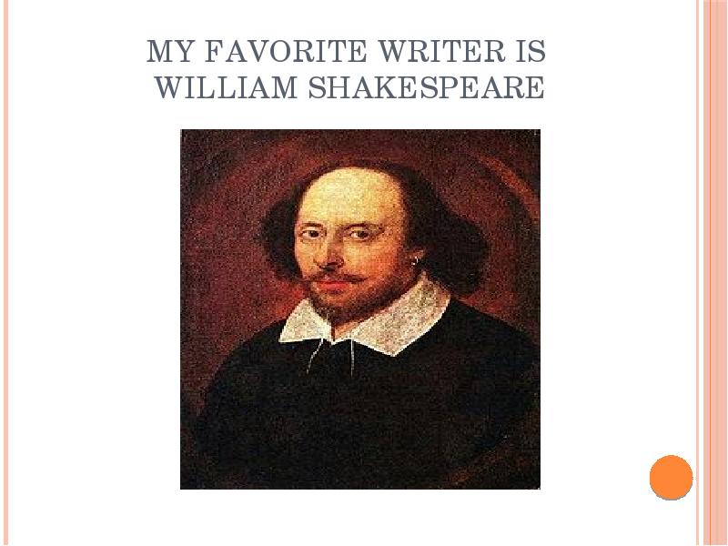 My favorite writer