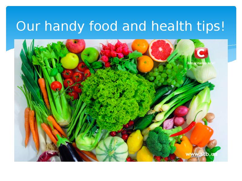 Our handy food and health tips!