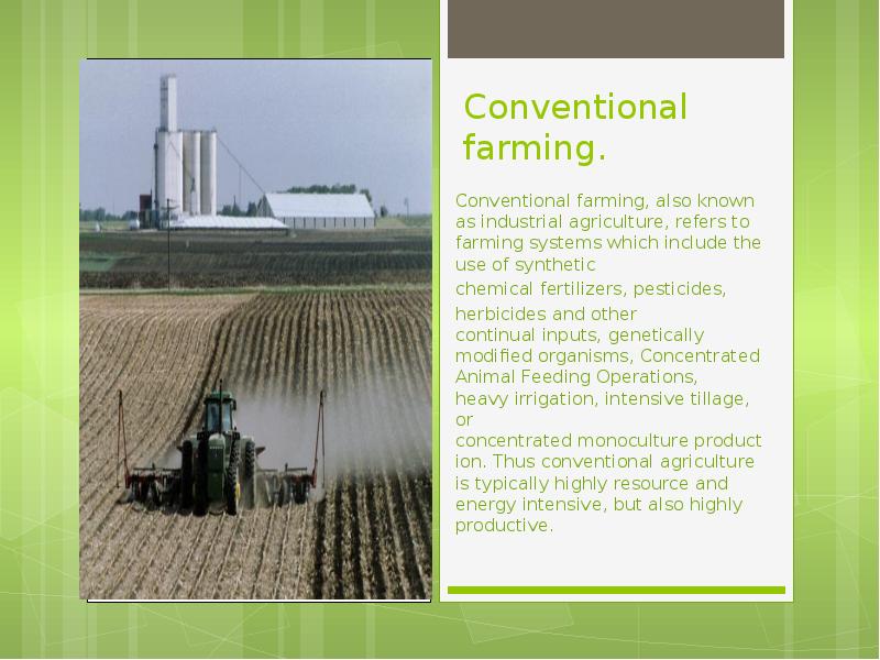 Why organic farming?
