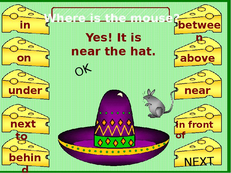 HIDE & SEEK Prepositions PLAY