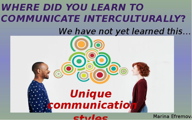 Becoming aware of your unique communication style Danila Mitrofanov