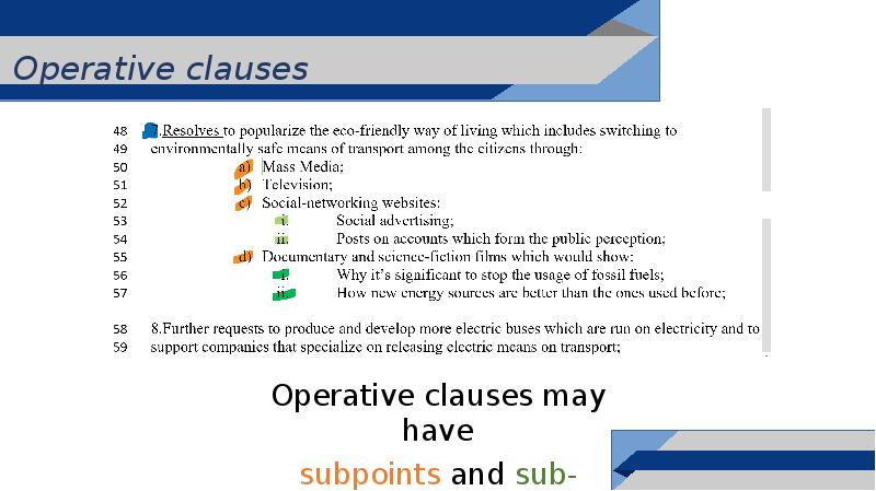 How to write a resolution?