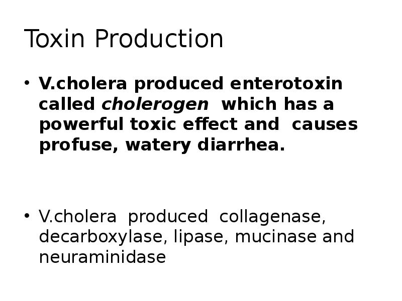 CHOLERA