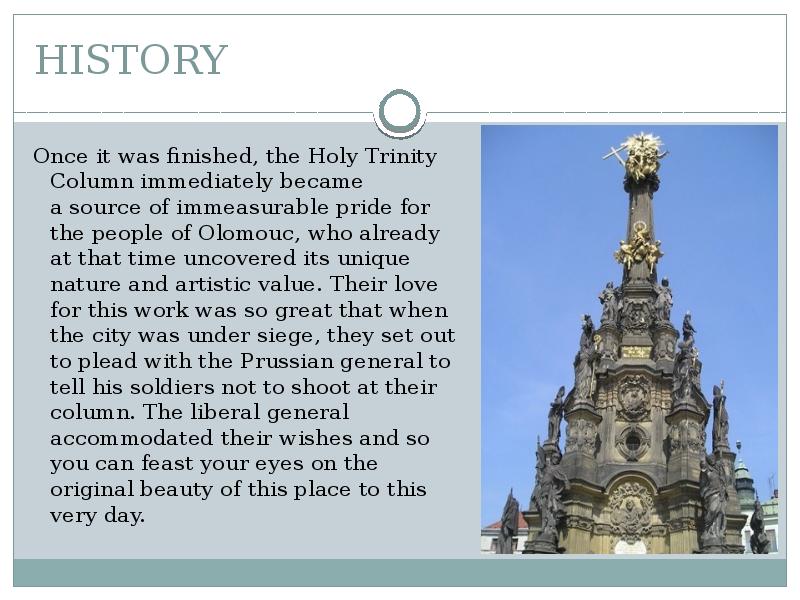 Holy Trinity Column in Olomouc