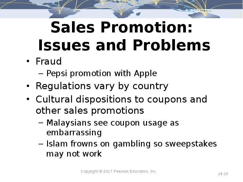 Global Marketing Communications Decisions II: Sales Promotion, Personal