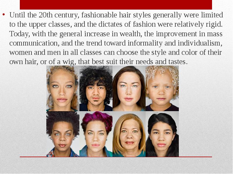 HISTORY OF HAIRDRESSING - презентация, доклад, проект