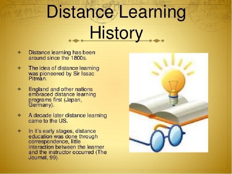 Distance Learning