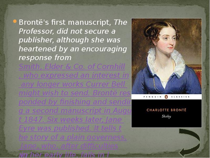 Charlotte Bronte's life