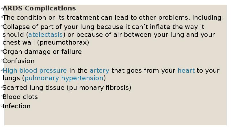 Acute respiratory distress syndrome