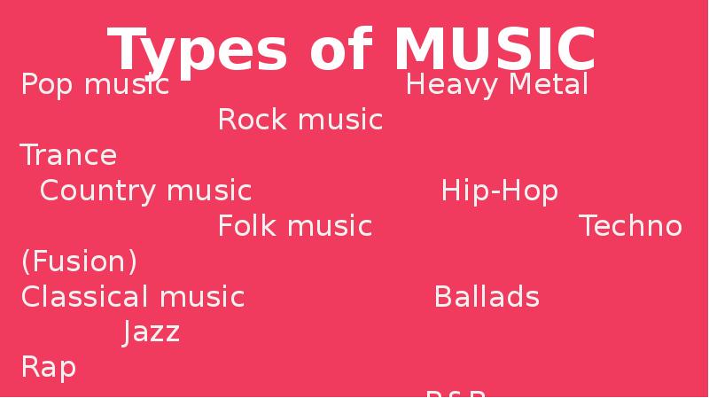 MUSIC in Our Life