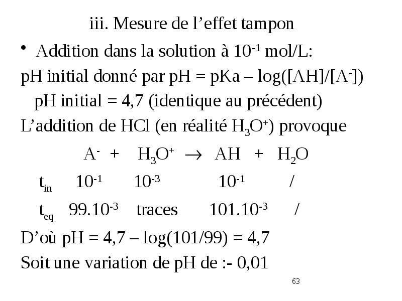 Les acides et les bases