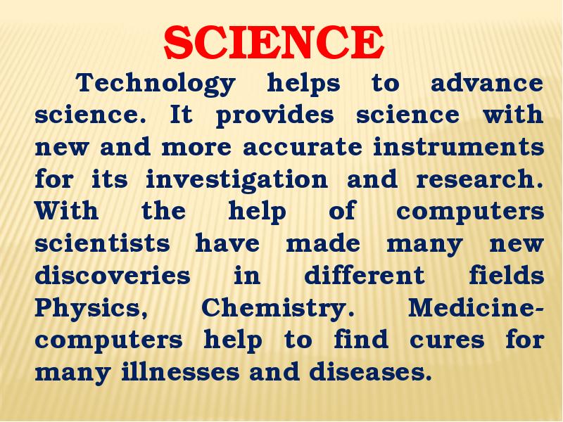 MODERN SCIENCE AND TECHNOLOGY