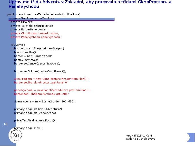 Návrhový vzor Observer Adventura