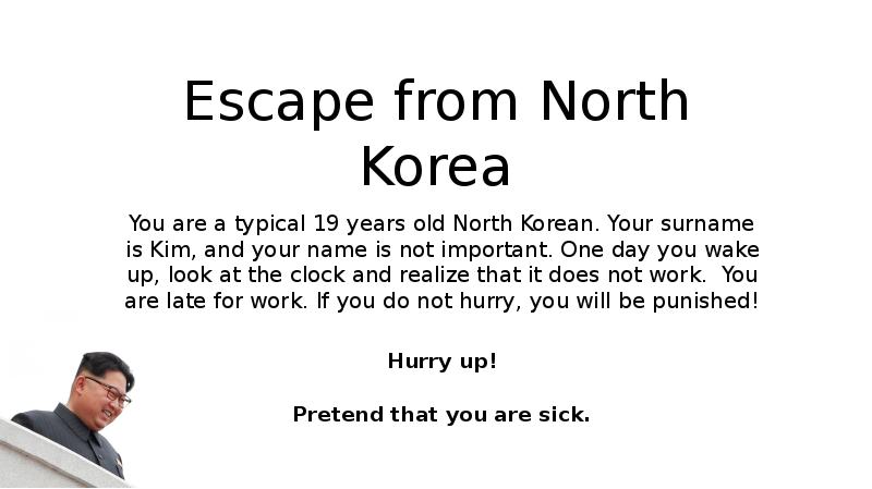 Escape from North Korea