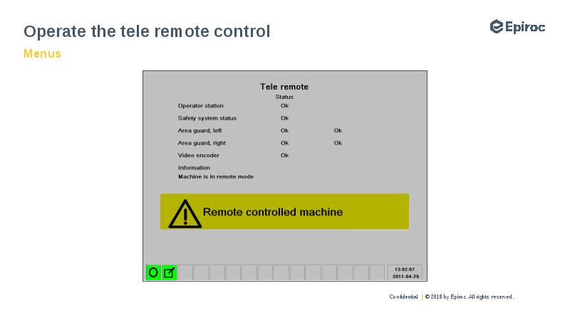 Tele remote control