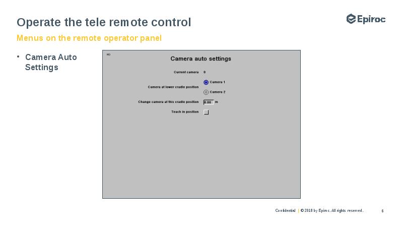 Tele remote control
