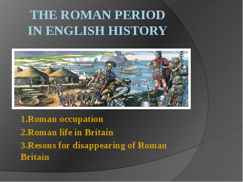 The Roman period in english history