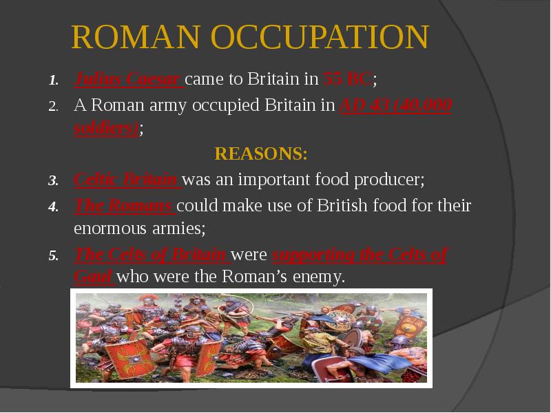The Roman period in english history