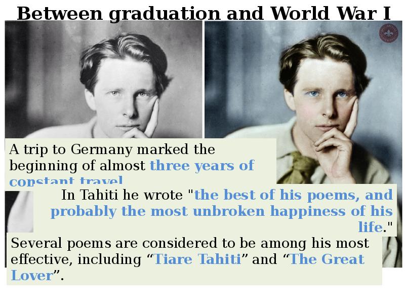 RUPERT BROOKE Poet and Soldier