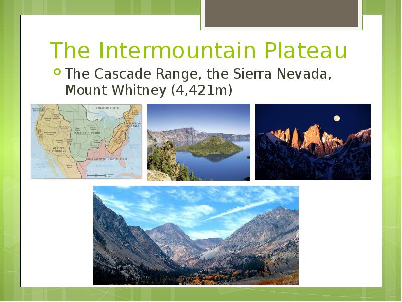 The Geography of the USA